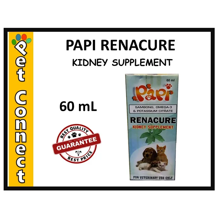 Papi RENACURE 60mL Kidney Supplement for Dogs and Cats | Lazada PH