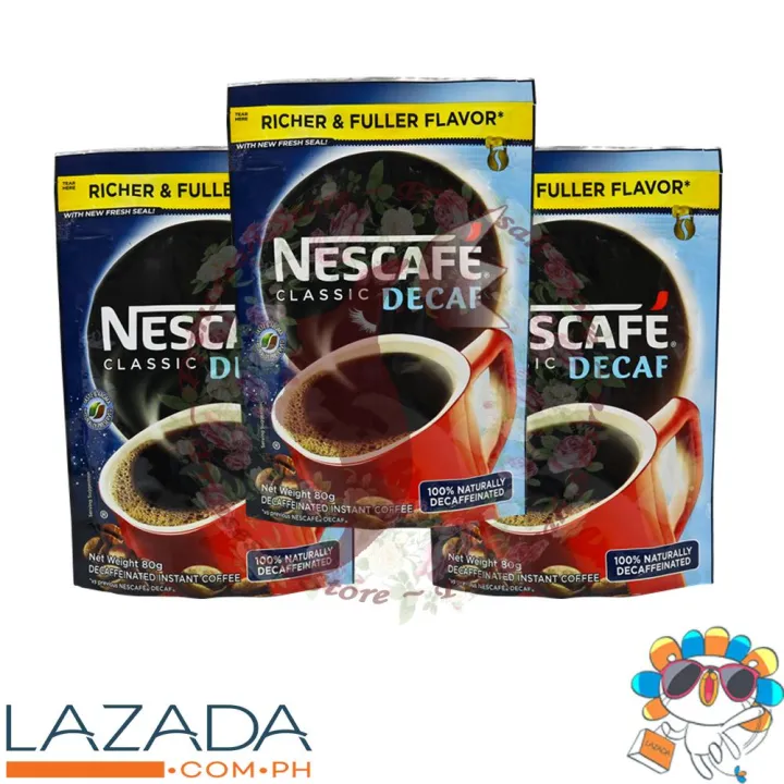 Nescafe Classic Decaf 80g 3 packs | Lazada PH