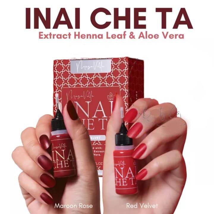 CHE TA INAI & LIPSTICK - MENTARI HITAM ,MAWAR HITAM - MAROON ROSE , RED ...