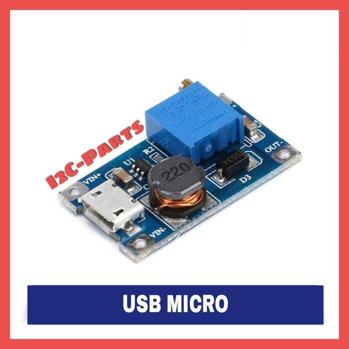 MT3608 DC-DC Step Up Boost Module Converter USB Micro MT 3608 2A | Lazada Indonesia