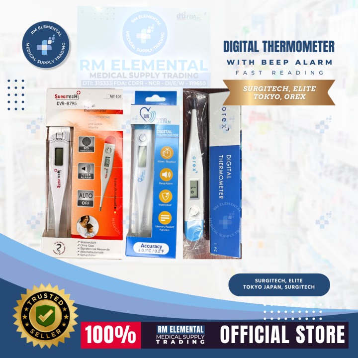 OREX/ Elite Tokyo, Surgitech Digital Thermometer | Lazada PH