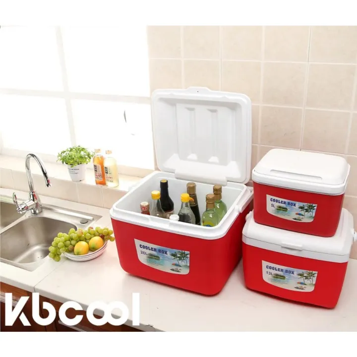 3 Pcs Set Cool Boxes Portable Plastic Cooler Box, Camping Ice Chest ...