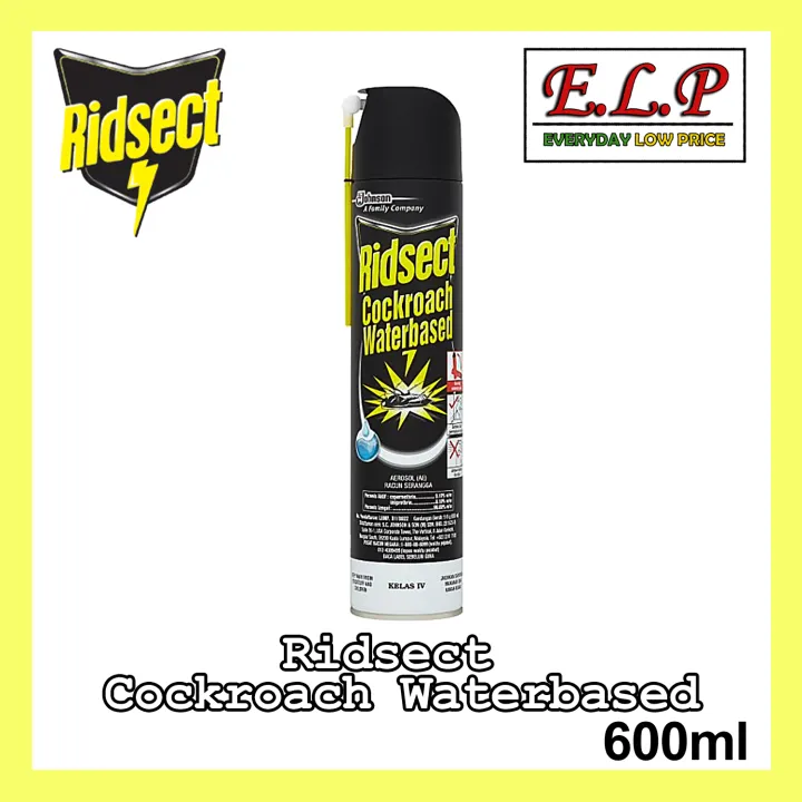 Ridsect Cockroach Waterbased Aerosol 600ml | Lazada