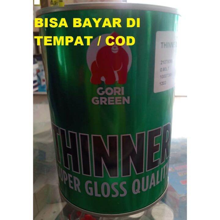 Thinner Gloss Gori Green Thinner Hijau Pengencer Cat Duco Melamine - THINNER - CAIRAN CAMPURAN ...