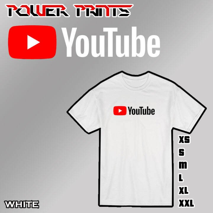 Youtube Logo youtuber vlogger customized Unisex shirt (trp29) | Lazada PH