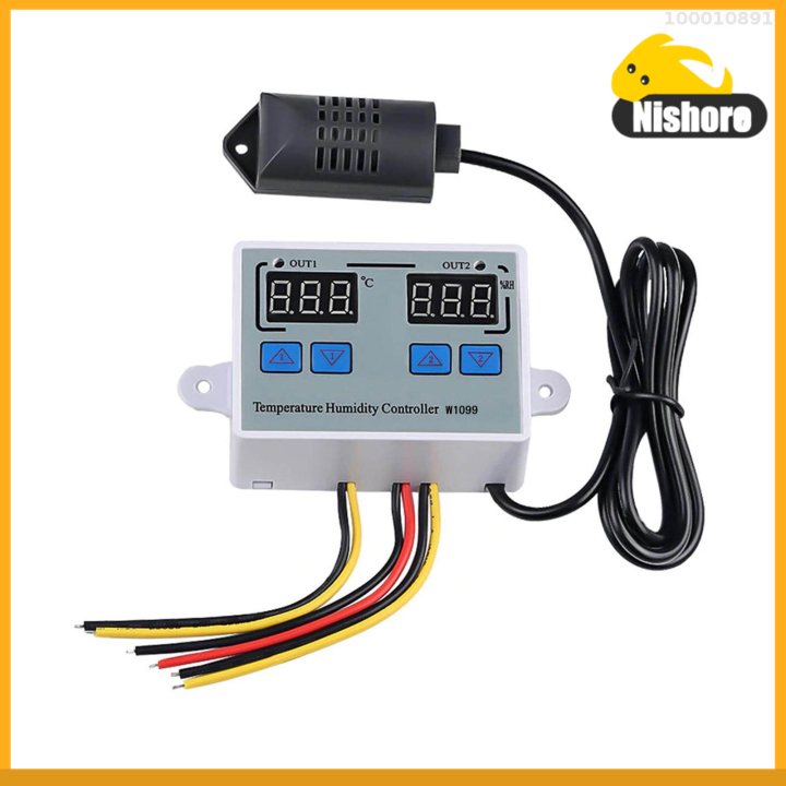 nishore-Dual Digital Temperature Humidity Controller Home Fridge ...