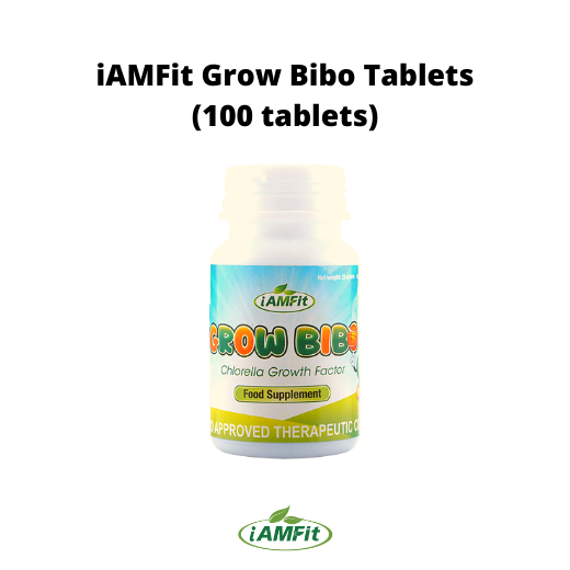iAMFit Grow Bibo Tablets (100 Tablets) Immune Booster Pampatangkad for ...