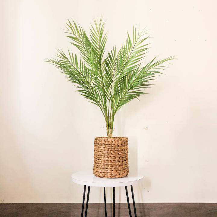 DAUN TEBAL TIDAK GLOSSY Pohon Palem Plastik | Daun Artificial Dekorasi ...