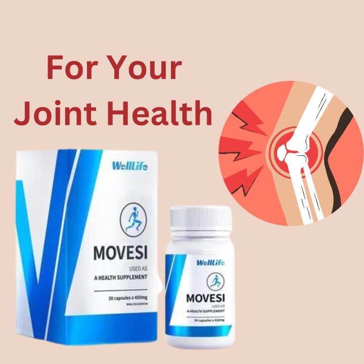 WELLLIFE Movesi 450mg 30's Capsules [Knee and Joint Supplement] | Lazada