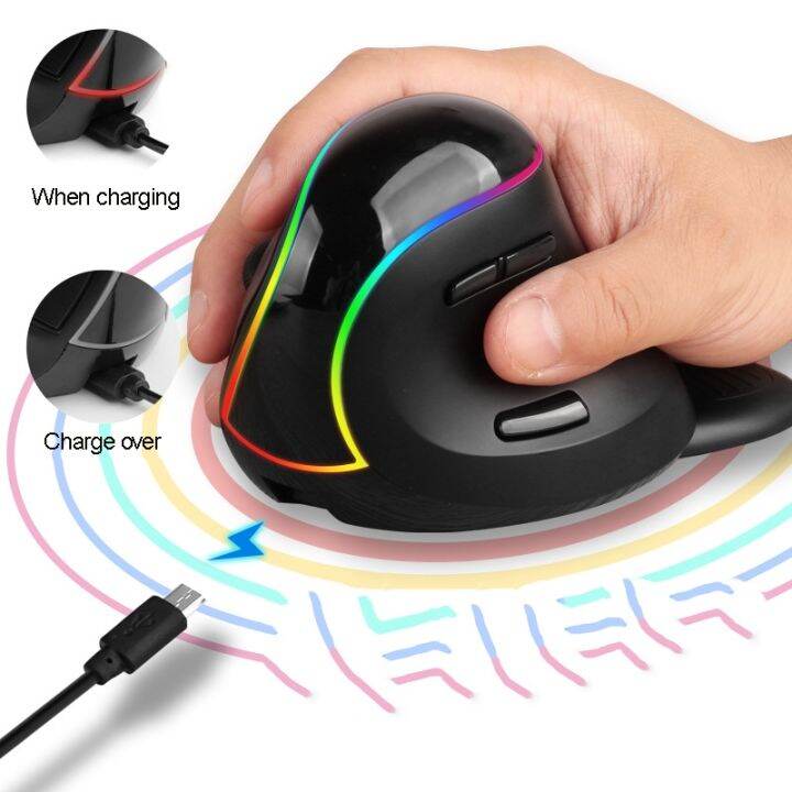 【CPH Digital store】 2.4G Wireless Vertical Mouse With Detachable ...