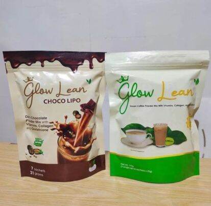 100% Original Glow Lean Slimming Coffe Gorgeous Choco Lipo | Lazada PH