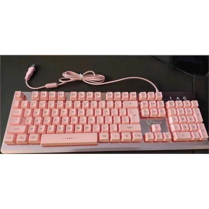 Cable and wireless Badwolf Keyboard bk 800 PINK | Lazada PH