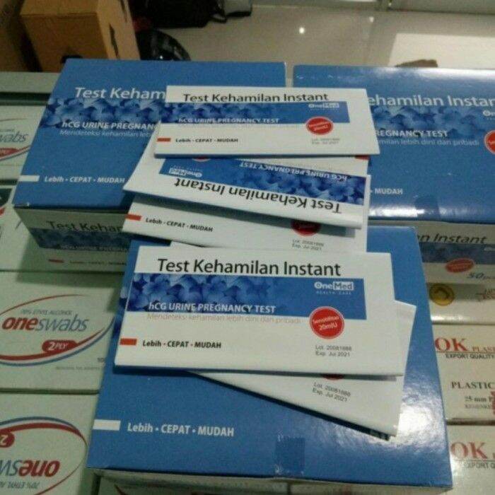TESTPACK ONE MED ALAT TES KEHAMILAN TEST HAMIL ONEMED ORIGINAL | Lazada ...