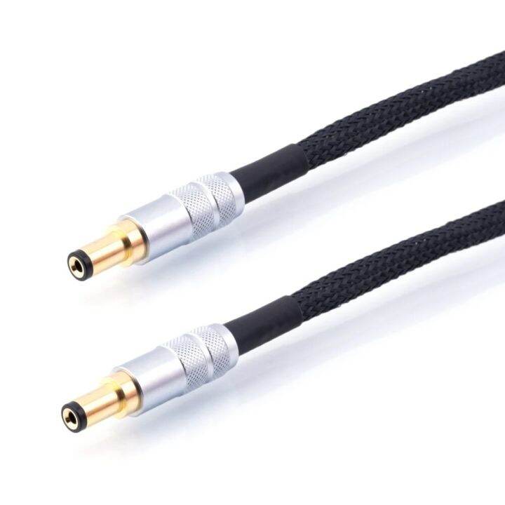 Silver Plated OCC High-fidelity Hifi DC Power Cable USB A-2.5mm/2.1mm ...