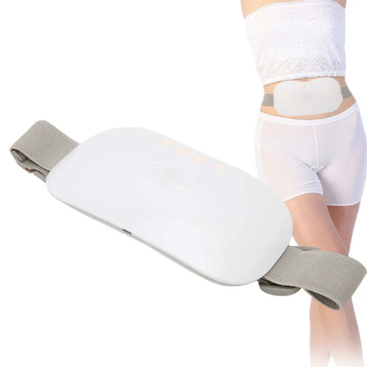 Waist Massager Warm Palace Belt Electric Heating Pads Uterus Vibration ...
