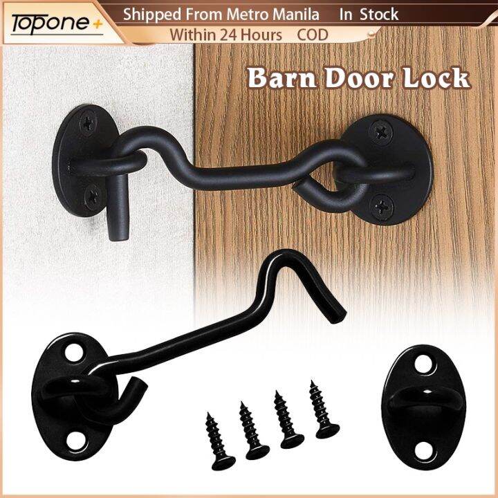 Barn Door Latch Door Lock Sliding Door Lock Eye Latch Hook Cabin Window ...