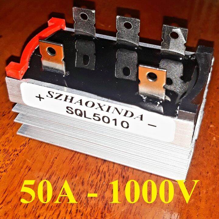 DIODE Điốt cầu 3 pha SQL50A 50A – 1000V ( Mã 167 ) Hàng mới có tản ...