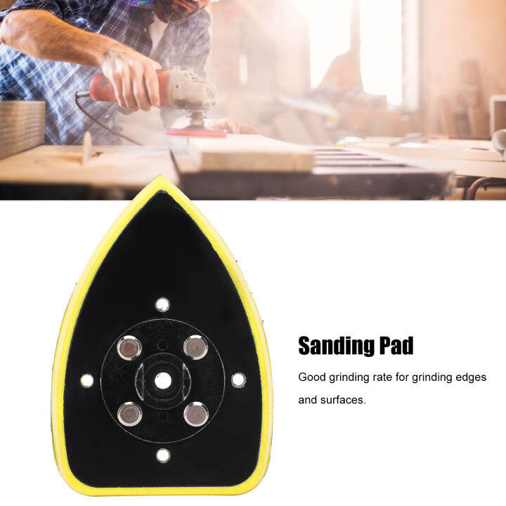 Sanding Pad One-handed Operation Triangular Sanding Pad Sanding Disc ...