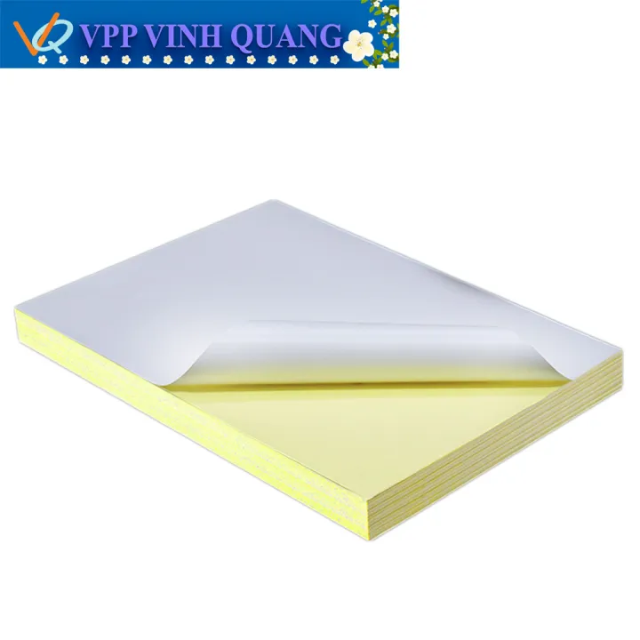 Giấy Decal đế vàng A4 | Lazada.vn