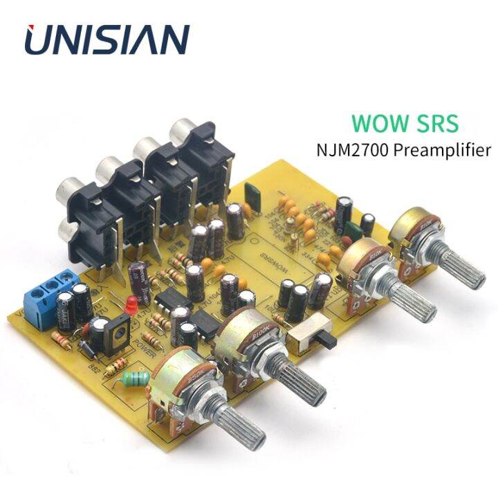 UNISIAN NJM2700 3D SRS Tone Board SRS Audio Processor 4.1 Channel ...