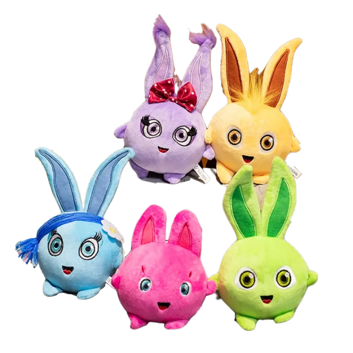 1pc Sunny Bunnies Plush Toys Stuffed Ball Shaped Cartoon Bunny Animal ...
