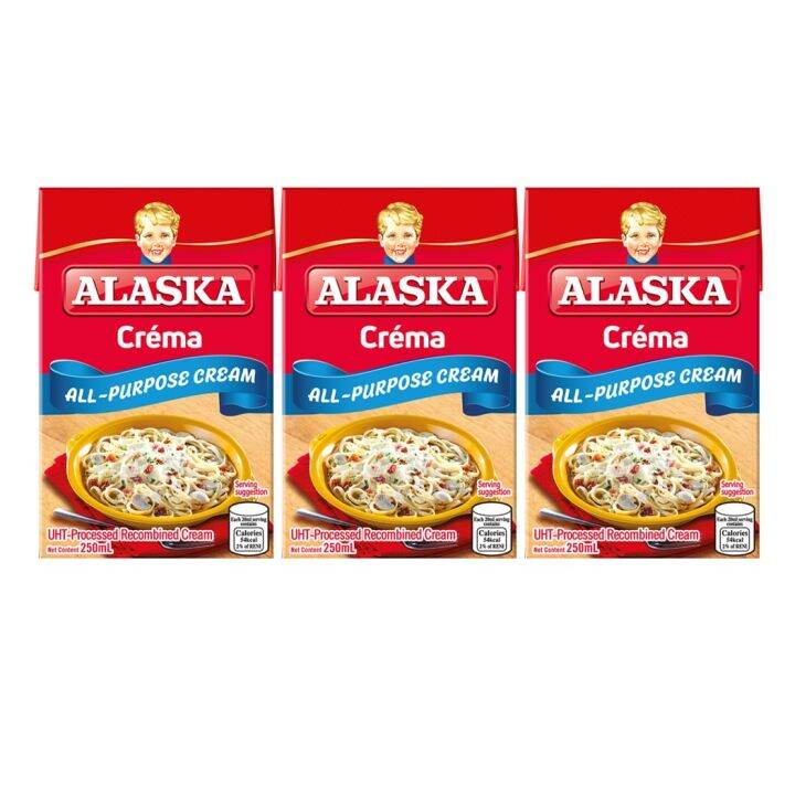 Alaska Crema All-Purpose Cream 250ml - Pack of 3 | Lazada PH