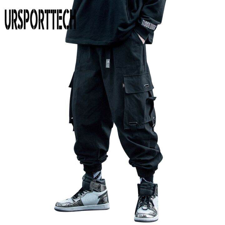 Cargo Pants Men Hip Hop Harem Pant Streetwear Harajuku Track Jogger