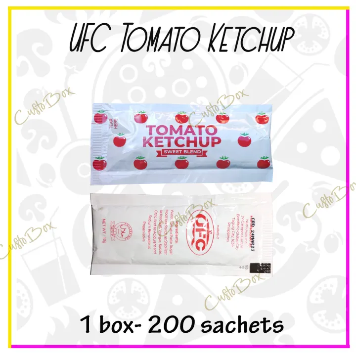 Tomato Ketchup Sweet Blend / UFC / 1 Box /200pcs /10g per sachet ...