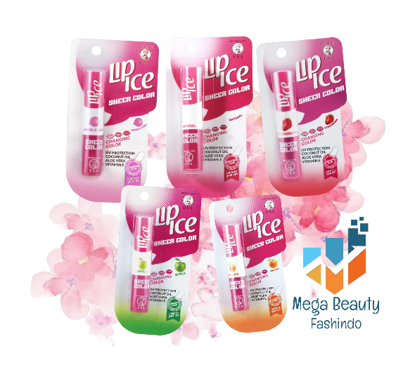 LIP ICE Sheer Color | Bubble Gum | Natural | Starwberry | Apple ...