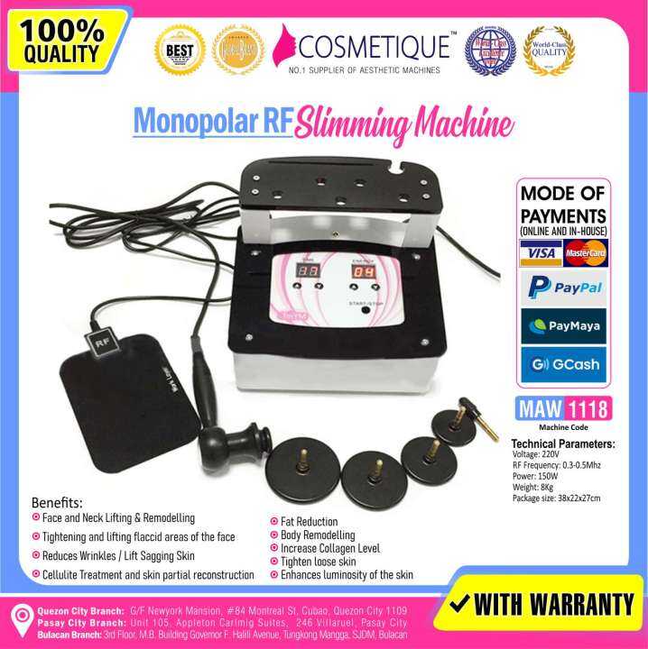 Monopolar RF Radio Frequency Skin Tightening RF Face Lift Treatment 5 ...