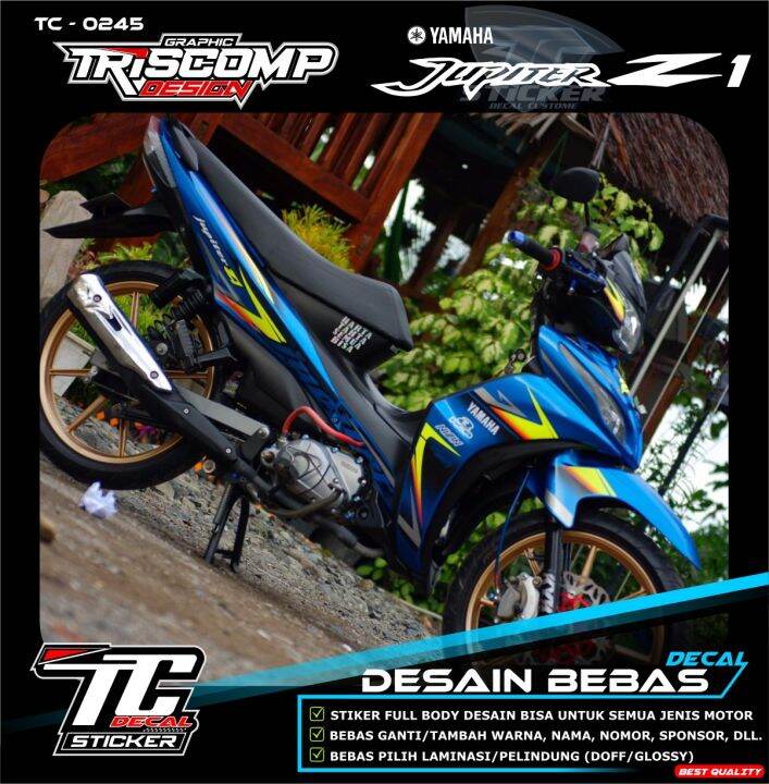 Decal Jupiter Z1 Full Body Sticker Custom Desain Bisa Request - Decal ...