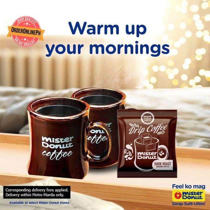 Mister Donut Beverages / Drip Coffee /Creamy /Strong | Lazada PH