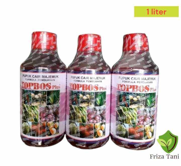 Topbos Merah 1liter Pupuk Cair Majemuk Merah masa Generatif Buah top ...