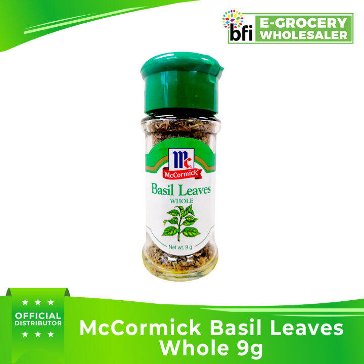 BFI McCormick Basil Leaves Whole 9g [SAME-DAY AVAILABLE] | Lazada PH