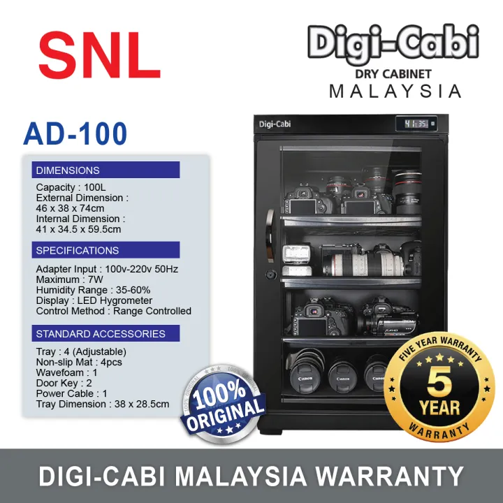 Digi-Cabi AD-100 Dry Cabinet | Lazada