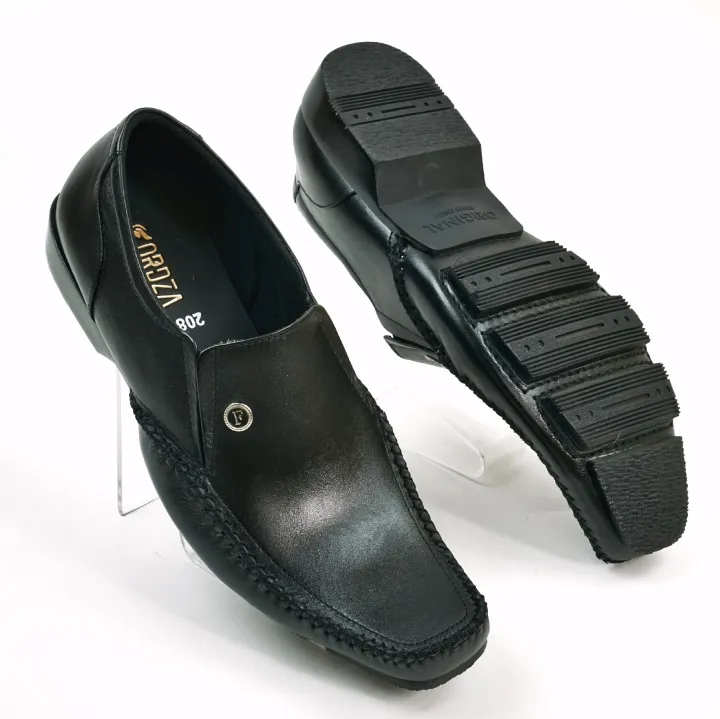 Sepatu Formal Pria Pantofel Moccasin Kulit Asli Comfort Slim MD2081 ...