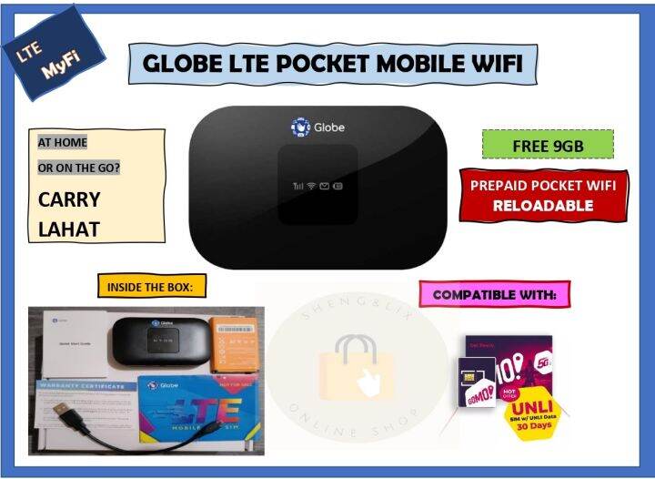 Globe LTE Pocket Wifi | Lazada PH Globe LTE Pocket Wifi | Lazada PH