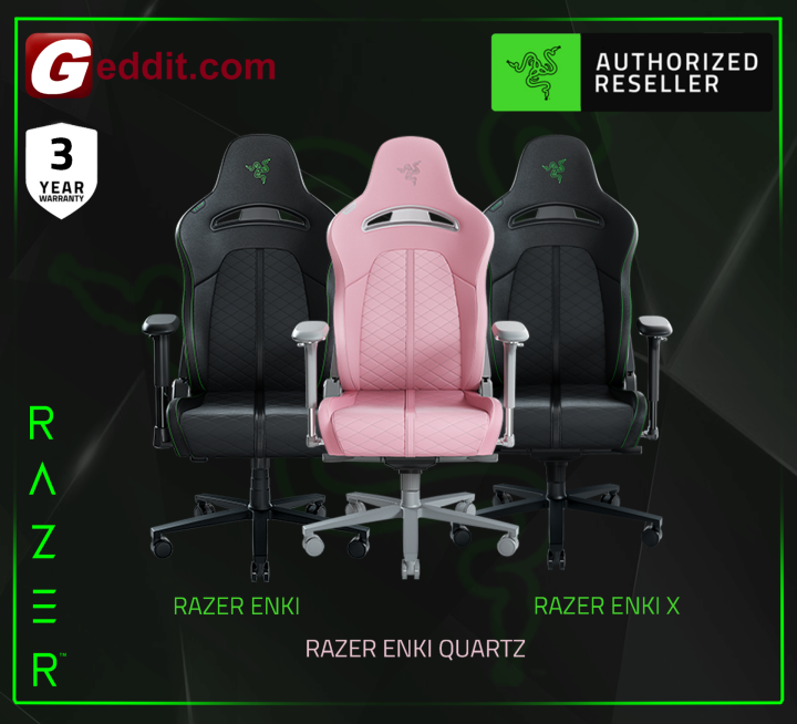 RAZER ENKI X / ENKI / ENKI QUARTZ GAMING CHAIR WITH BUILT LUMBAR ARCH ...