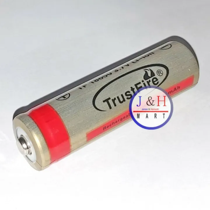 Baterai Cas 18650 Real 1500 mAh Button Top 3.7v Batrei Isi Ulang ...
