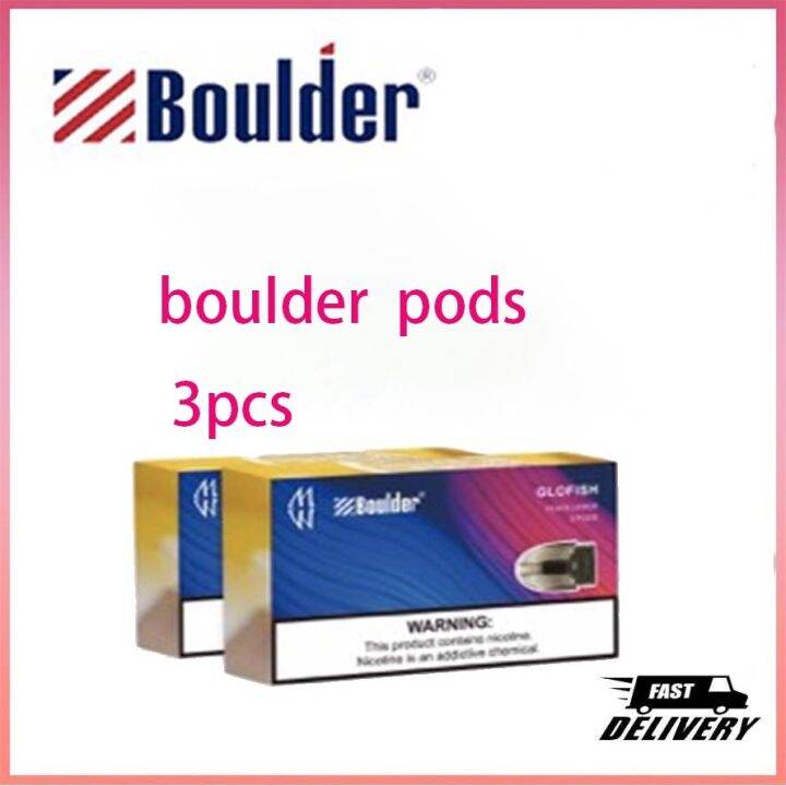 Boulder pods vape smoke pods 3pcs boulder e vape pods menthol tastepods ...