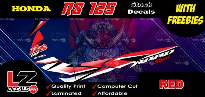 Honda RS 125 Stock Decals / Stickers with Freebies | Lazada PH