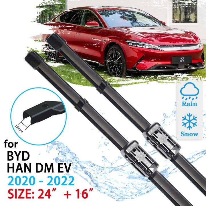 [BETTER] Car Front Wiper Blades For BYD Han DM EV E-SEED GT 2020 2021 2022 Cleaning Windscreen ...