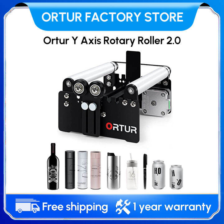 ORTUR Laser Engraving Upgrading Accessories Rotary Roller Foldable Feet ...