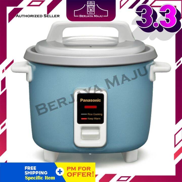 Panasonic 1.0L Rice Cooker SR-Y10GASKN (Light Blue) | Lazada