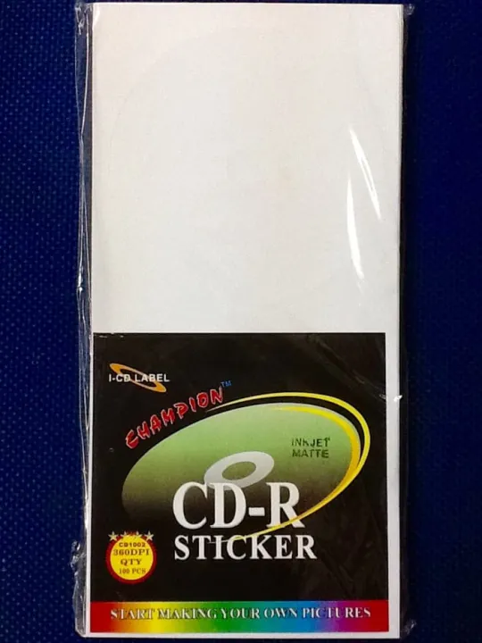 CD / DVD Label Sticker HVS Isi 50 Lembar - LABEL/STICKER CD DVD ...