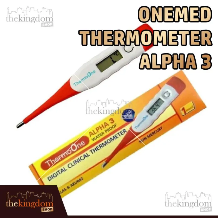 OneMed Thermometer Alpha 3 One Med Termometer Digital Waterproof ...