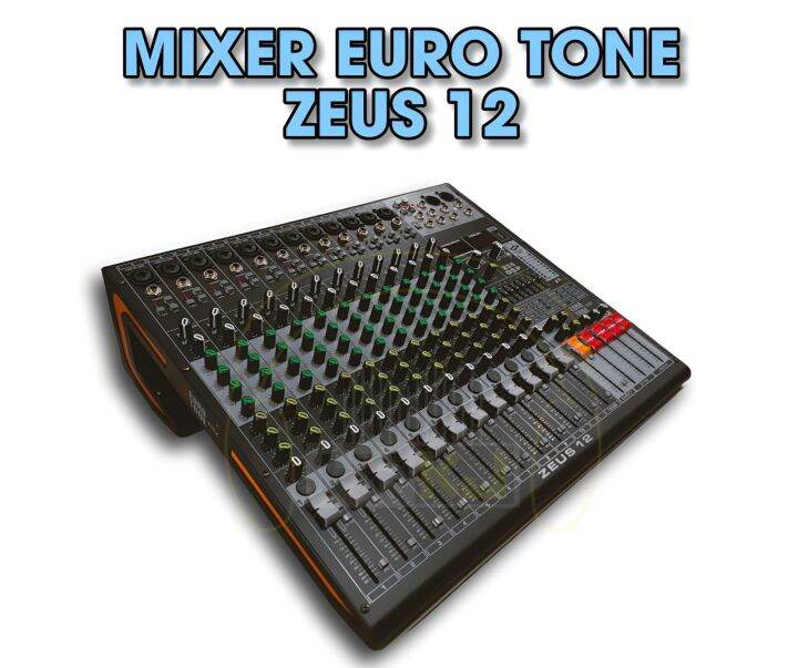 MIXER EUROTONE ZEUS 12 12Channel Mixer Euro Tone ZEUS-12 12CH Original 12 Channel | Lazada Indonesia