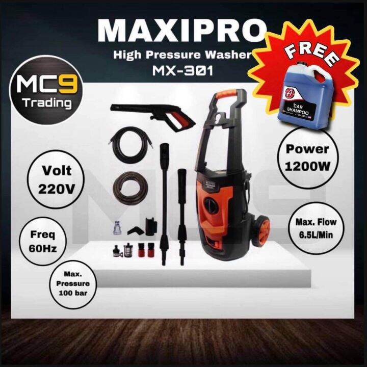 MAXIPRO MX-301 with FREE CAR SHAMPOO | Lazada PH