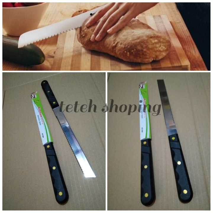 Pisau roti 2 sisi/pisau roti harga murah | Lazada Indonesia