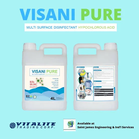 Visani Pure Multi-surface Disinfectant HOCl | Lazada PH